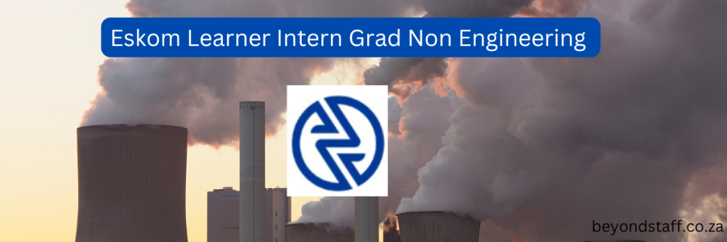 Eskom Learner Intern Grad Non Engineering