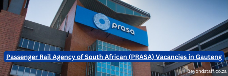 PRASA Vacancies in Johannesburg Gauteng